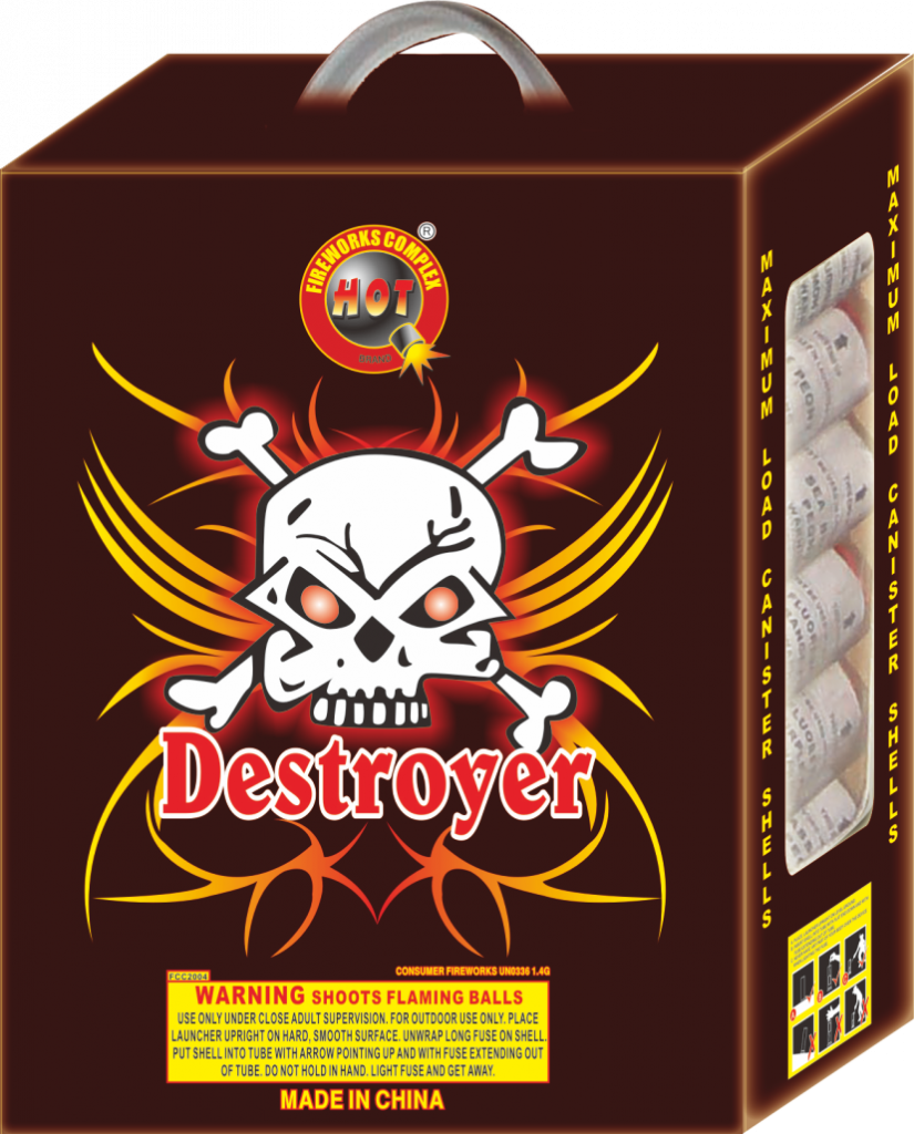 Artillery Shells l Destroyer, 12 Shells - Fireworks City